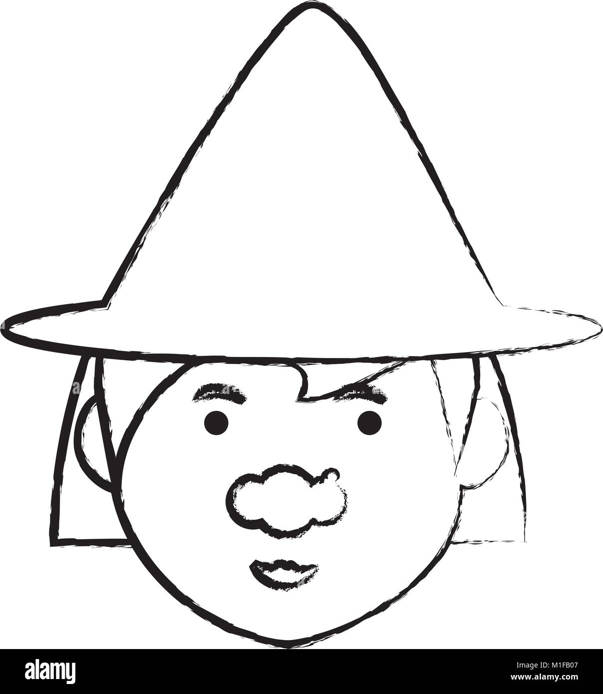 cartoon witch icon Stock Vector Image & Art - Alamy