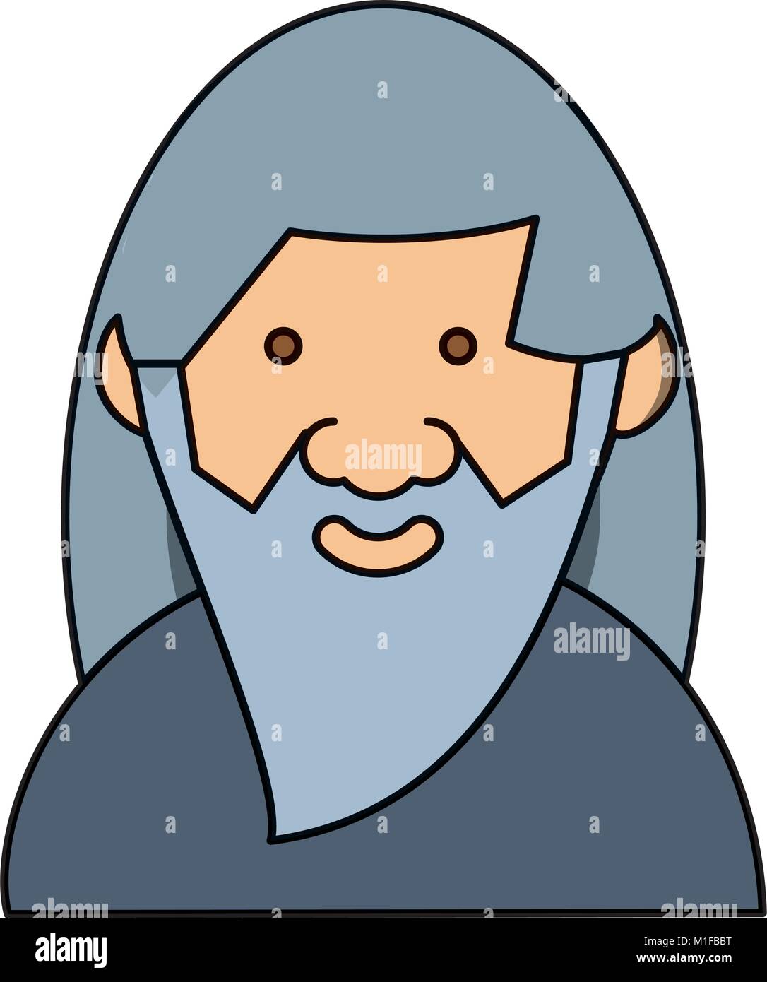 cartoon old man icon Stock Vector Image & Art - Alamy