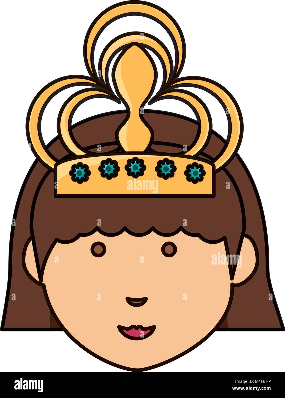 cartoon princess icon Stock Vector Image & Art - Alamy