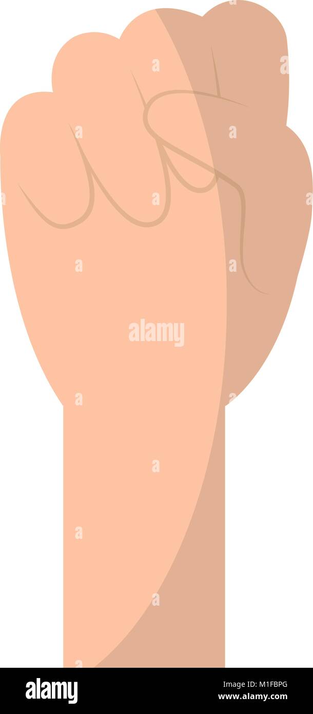 human hand fist held gesture icon Stock Vector Image & Art - Alamy