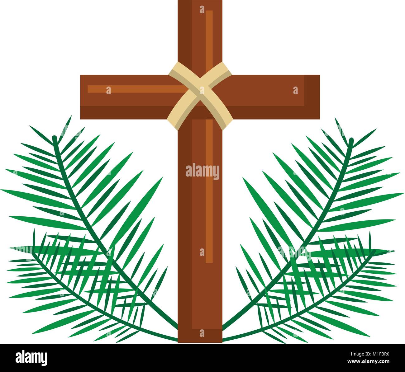 Palm cross Stock Vector Images - Alamy