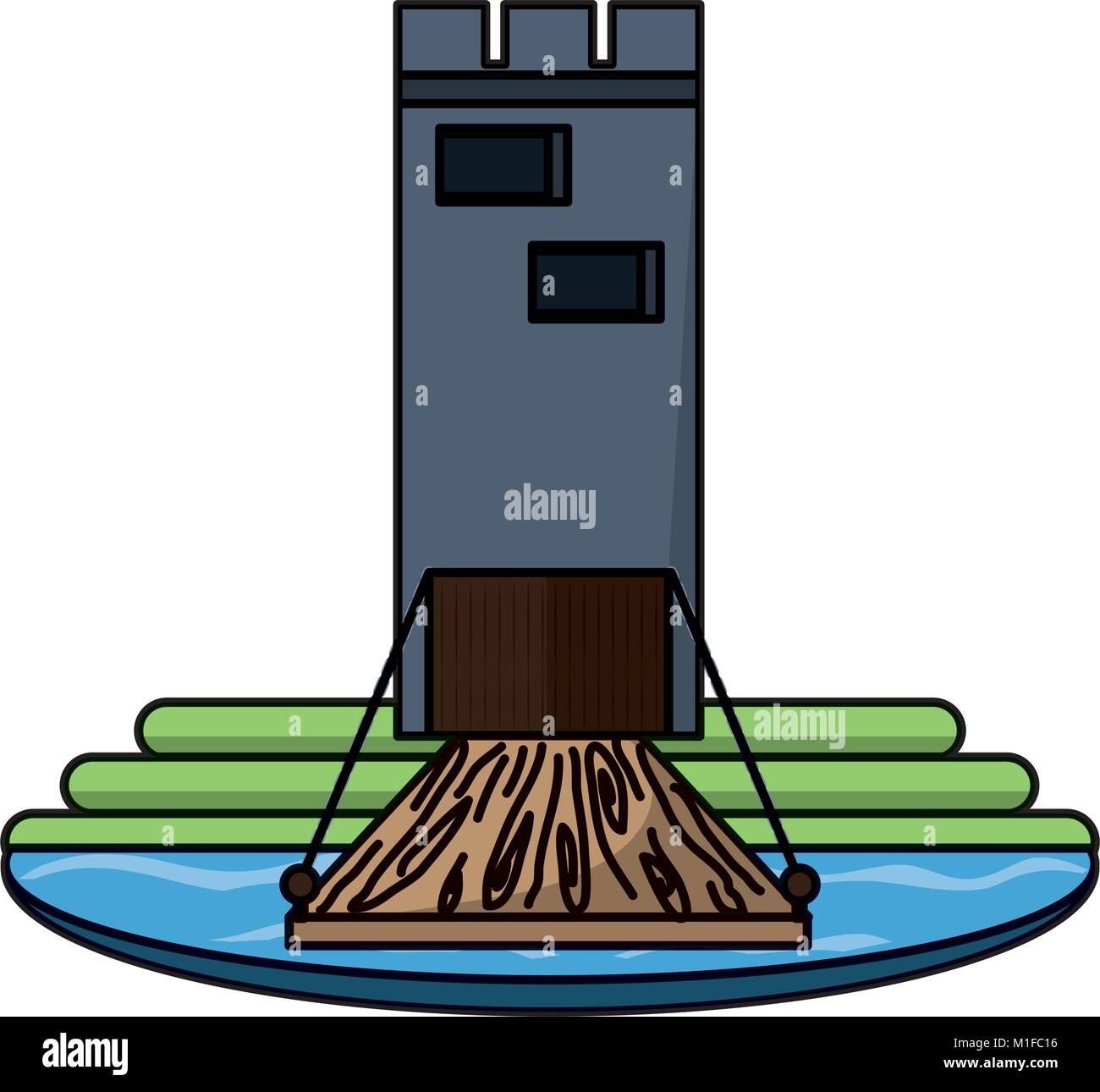 Medieval castle tower icon Stock Vector Image & Art - Alamy