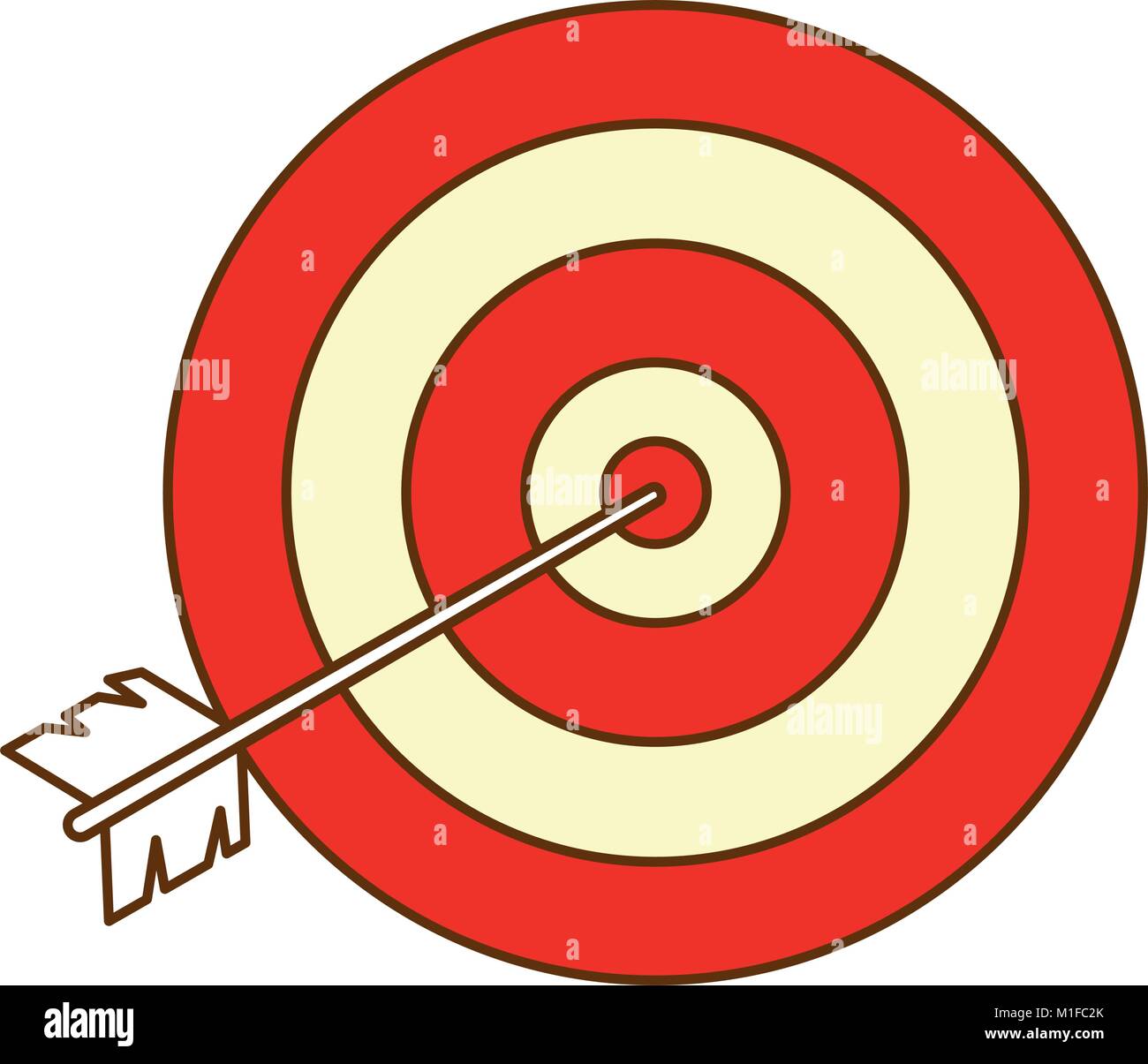target with arrow icon Stock Vector Image & Art - Alamy