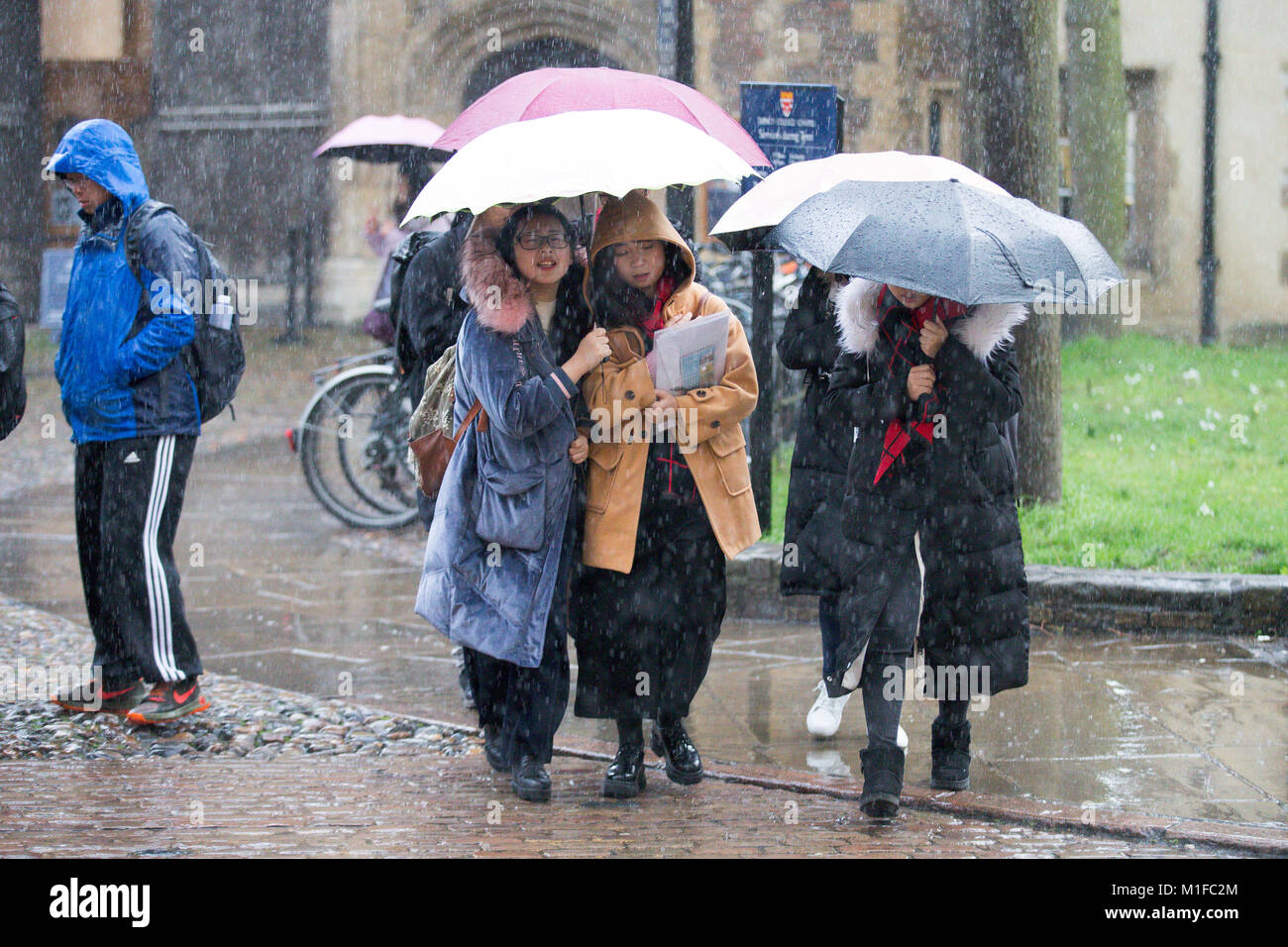 Tourists getting wet windy in hi-res stock photography and images - Alamy
