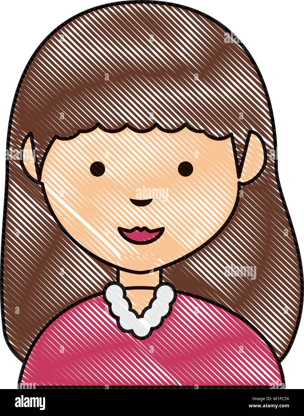 cartoon girl icon image Stock Vector Image & Art - Alamy