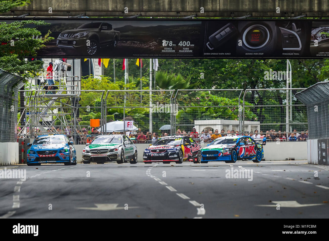 Kuala Lumpur - AUGUST 8: The first KL City Grand Prix on August 7, 2015 ...