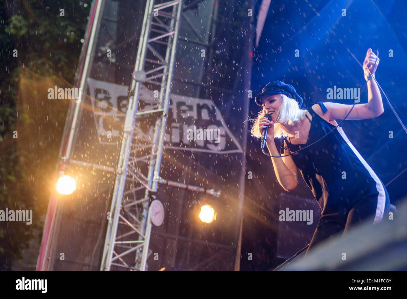 Norway, Bergen – June 15, 2017. The Norwegian pop singer and songwriter ...