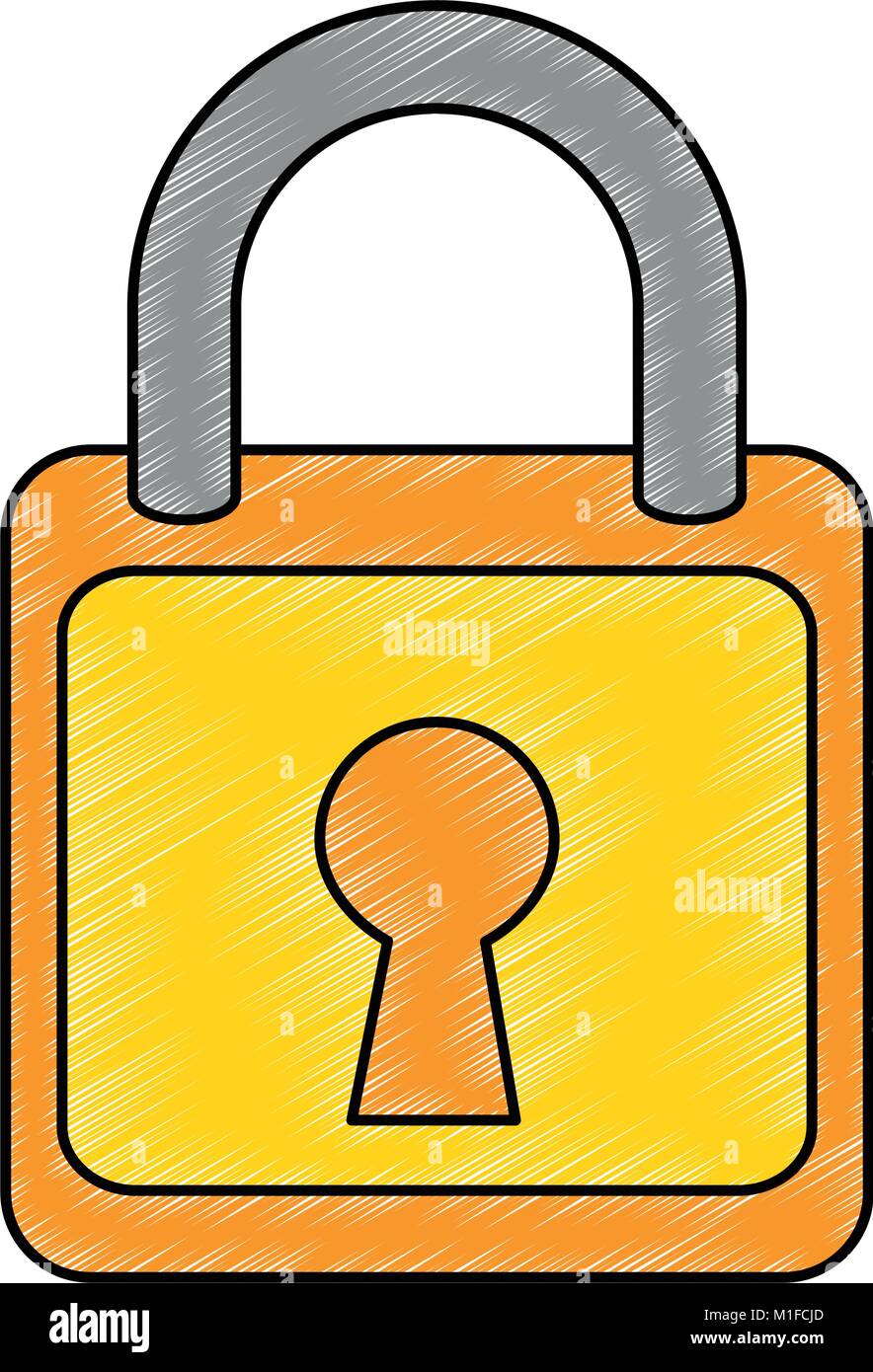 safe secure padlock icon Stock Vector Image & Art - Alamy