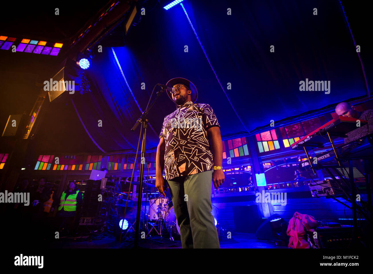 The American singer, songwriter and musician Daniel Wilson performs a ...