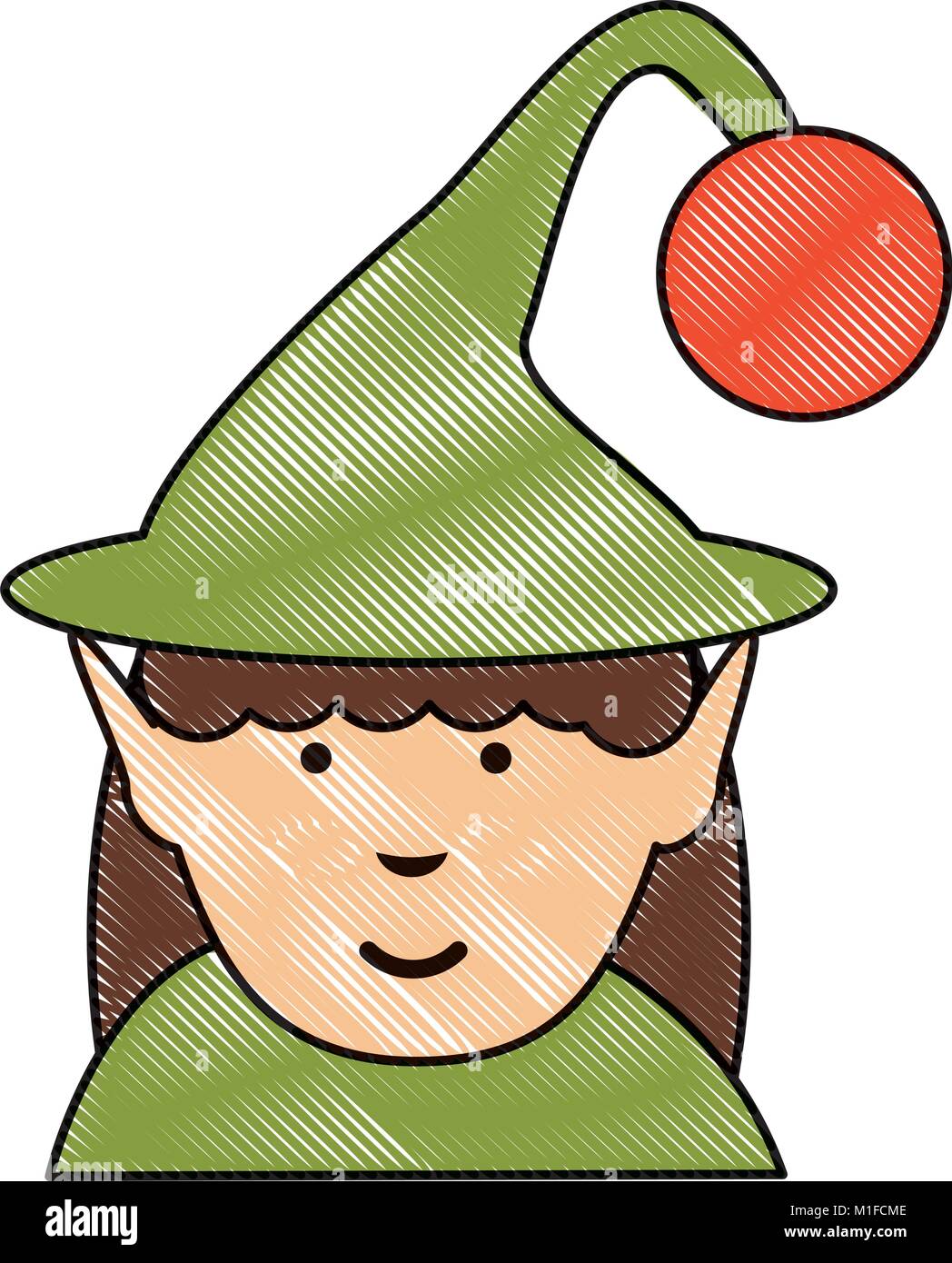 elf girl icon Stock Vector Image & Art - Alamy