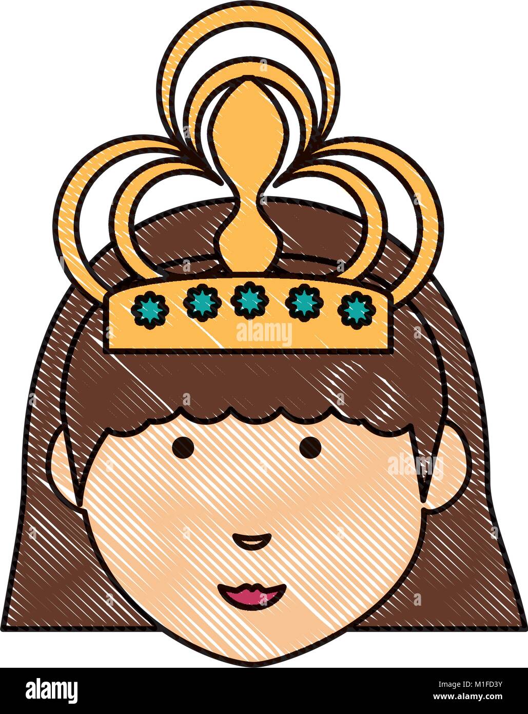 cartoon princess icon Stock Vector Image & Art - Alamy