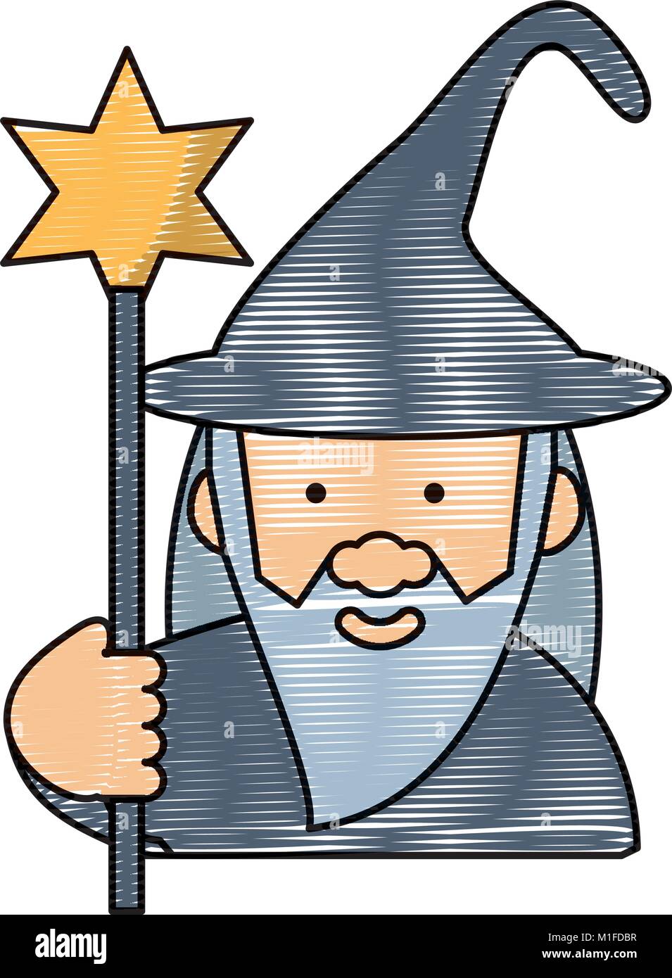cartoon wizard icon Stock Vector Image & Art - Alamy
