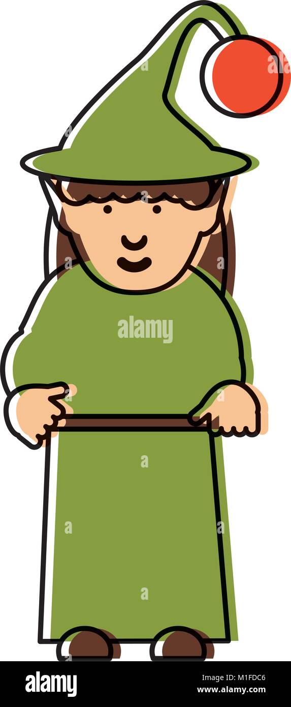 elf girl icon Stock Vector Image & Art - Alamy