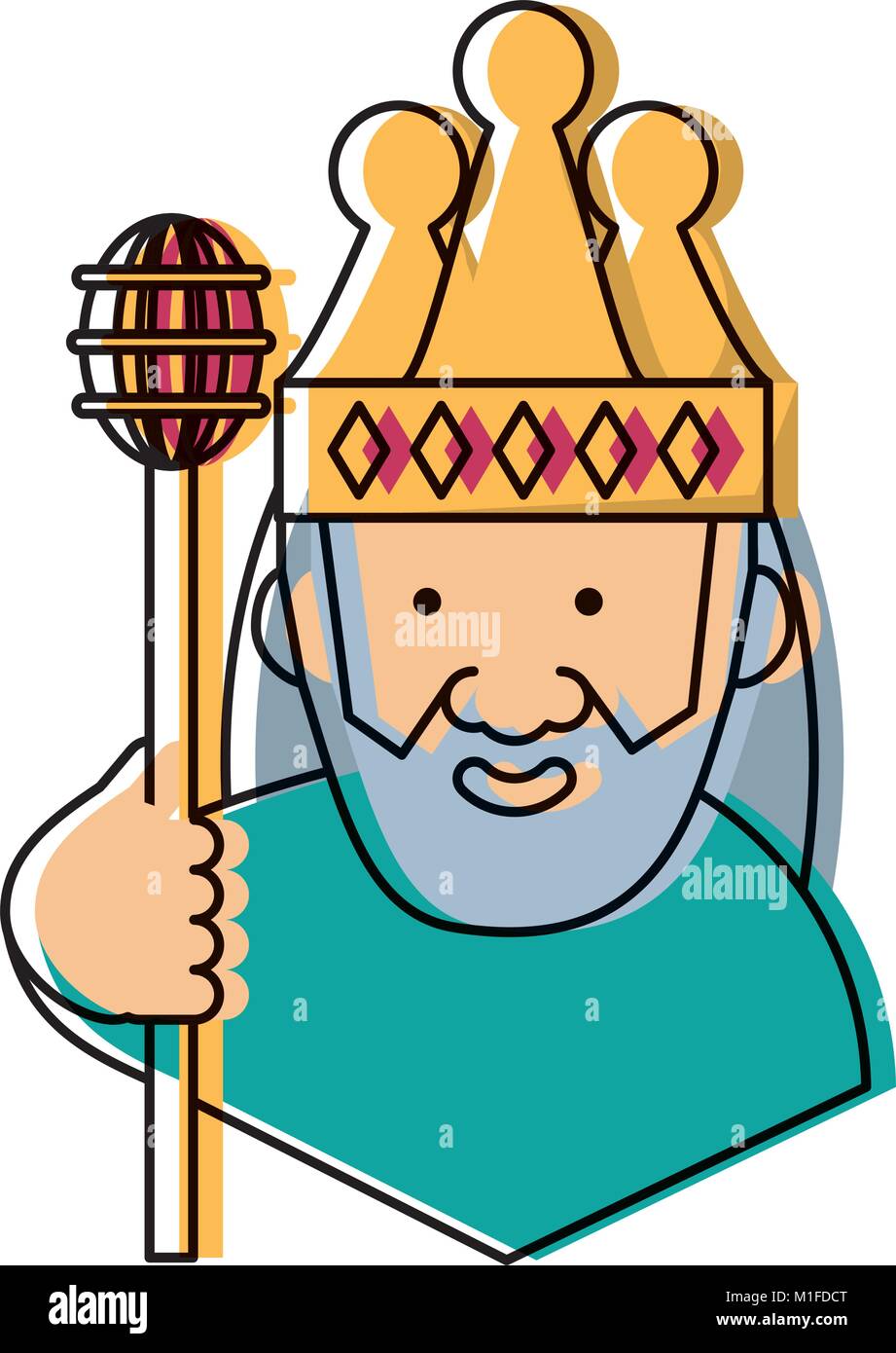 Cartoon king icon image Stock Vector Image & Art - Alamy