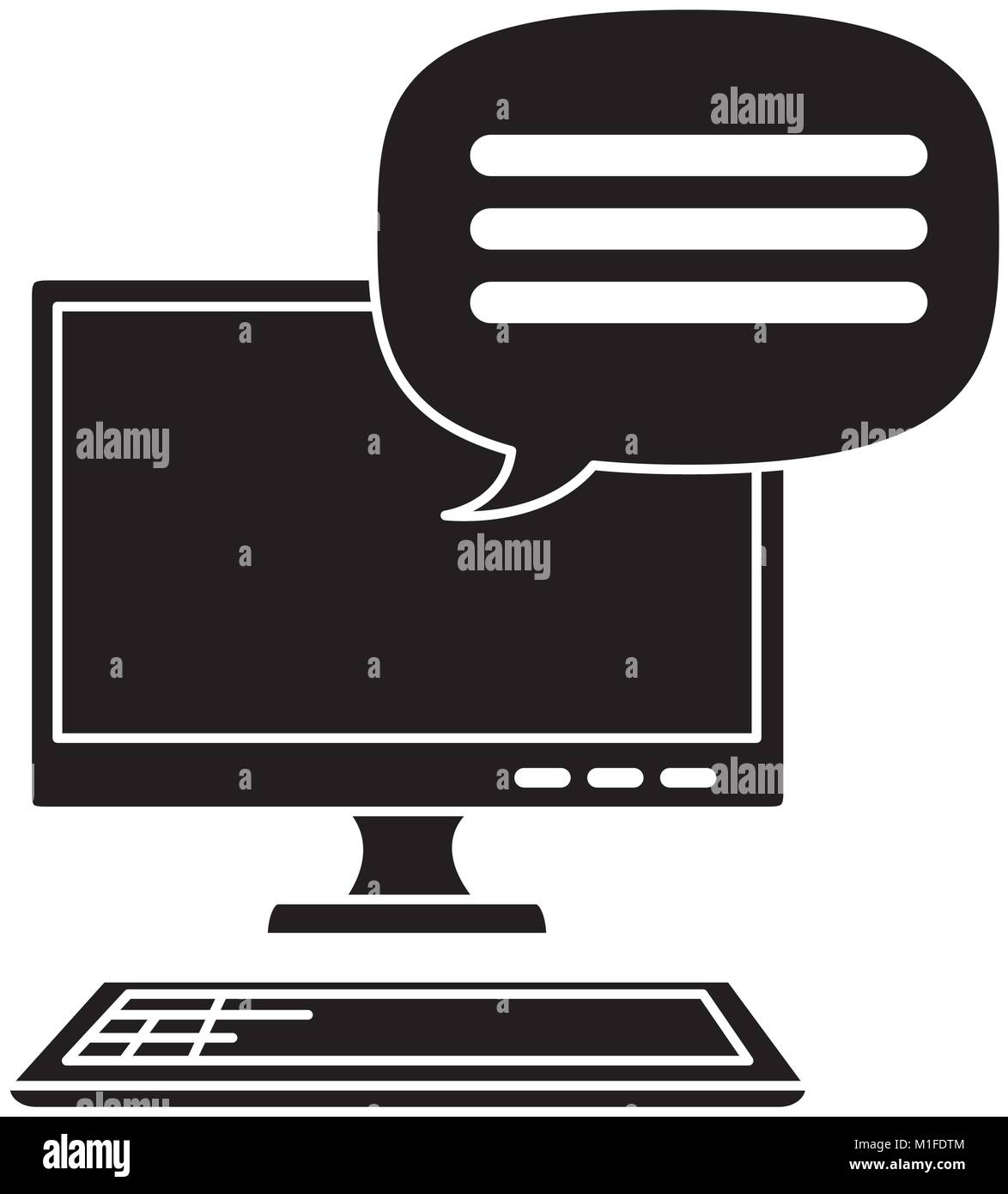 Balloon desktop Stock Vector Images - Alamy