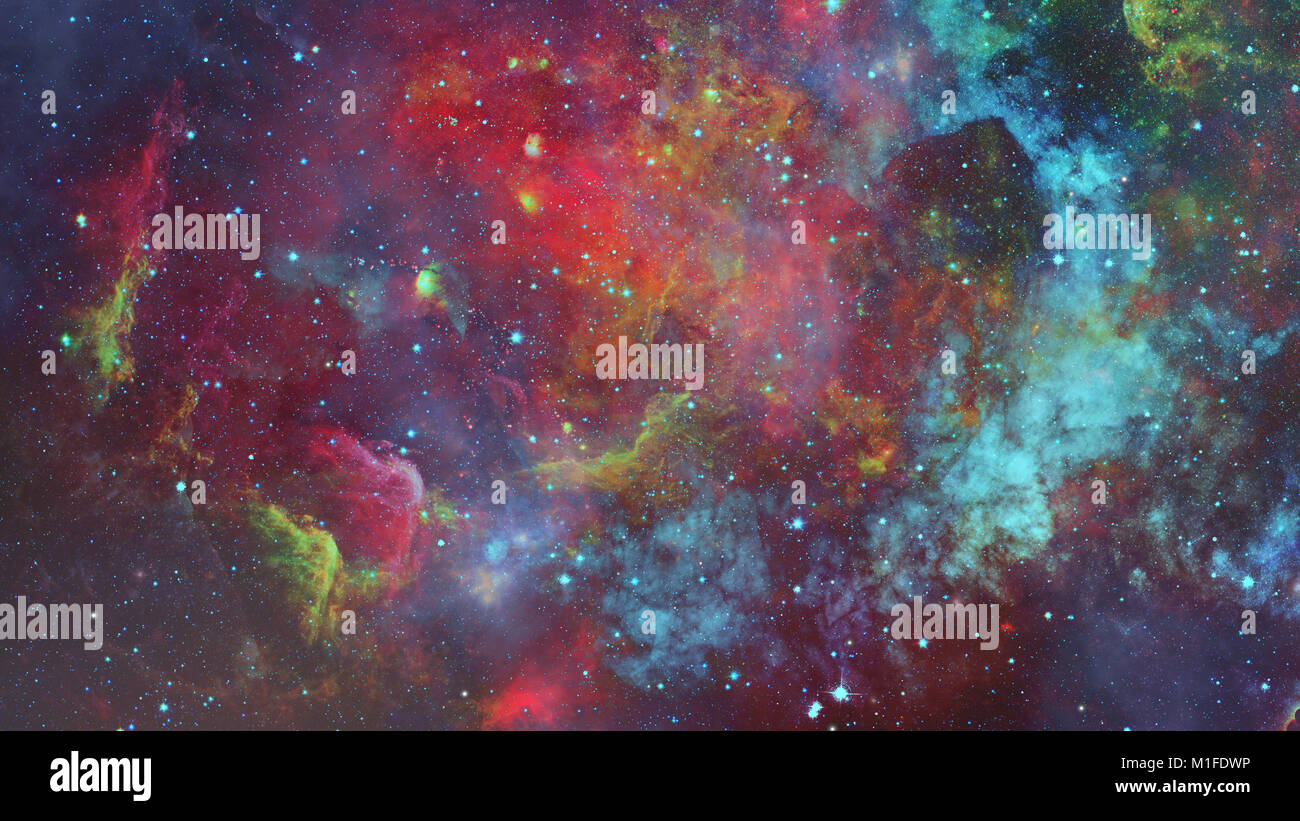 Beautiful nebula and Galaxy. Elements of this Image Furnished by NASA ...