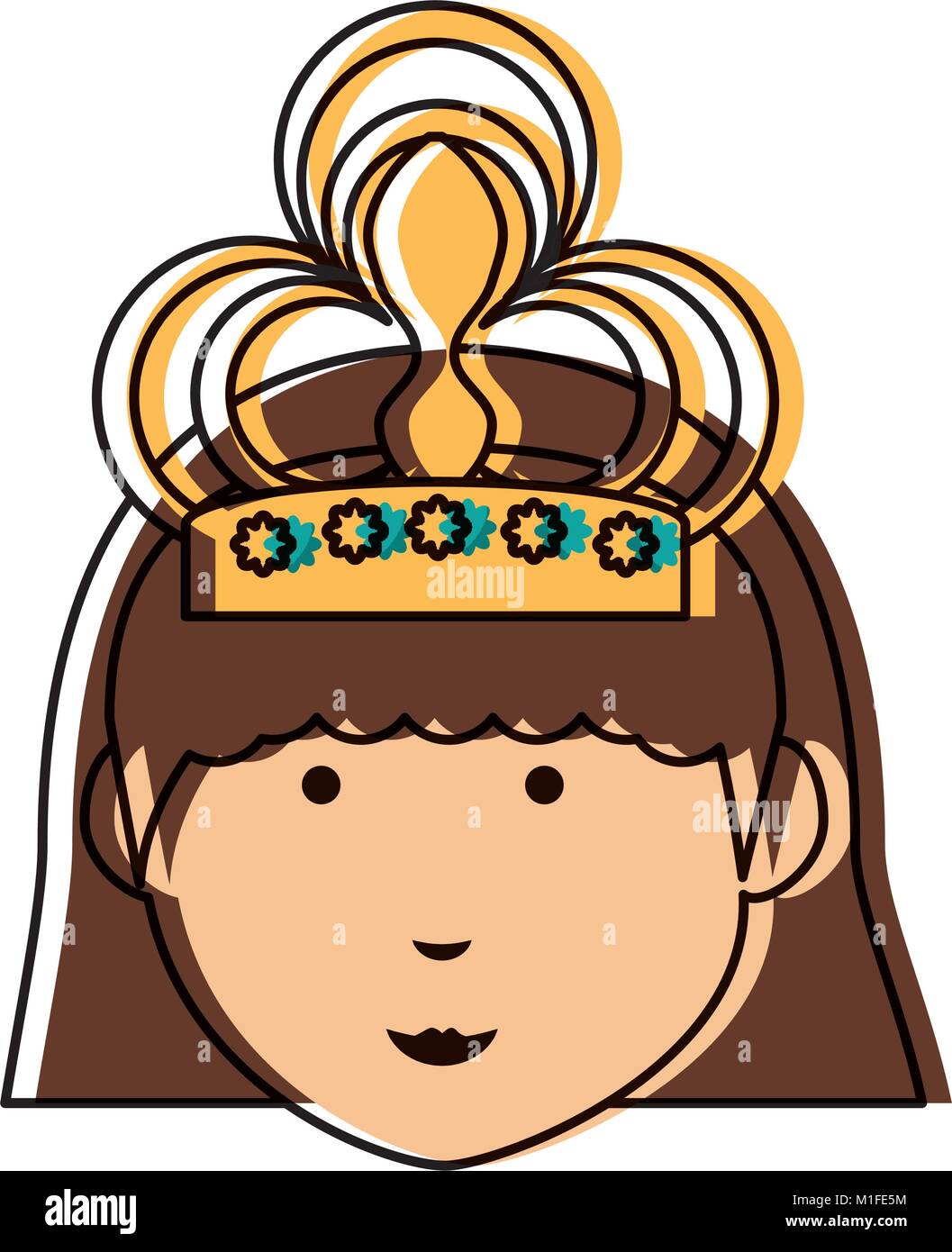 cartoon princess icon Stock Vector Image & Art - Alamy