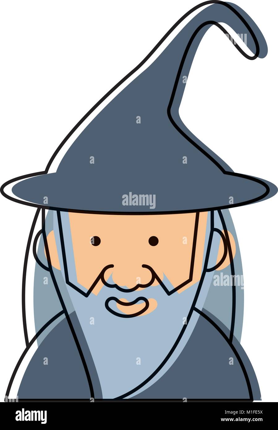cartoon wizard icon Stock Vector Image & Art - Alamy