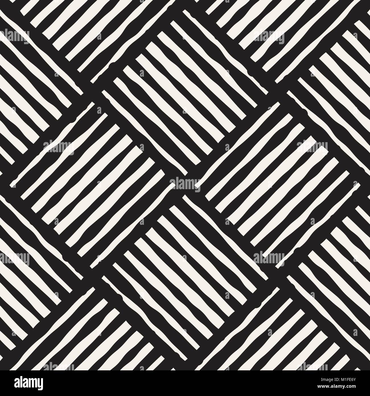 Seamless abstract hand drawn pattern. Vector freehand lines background ...