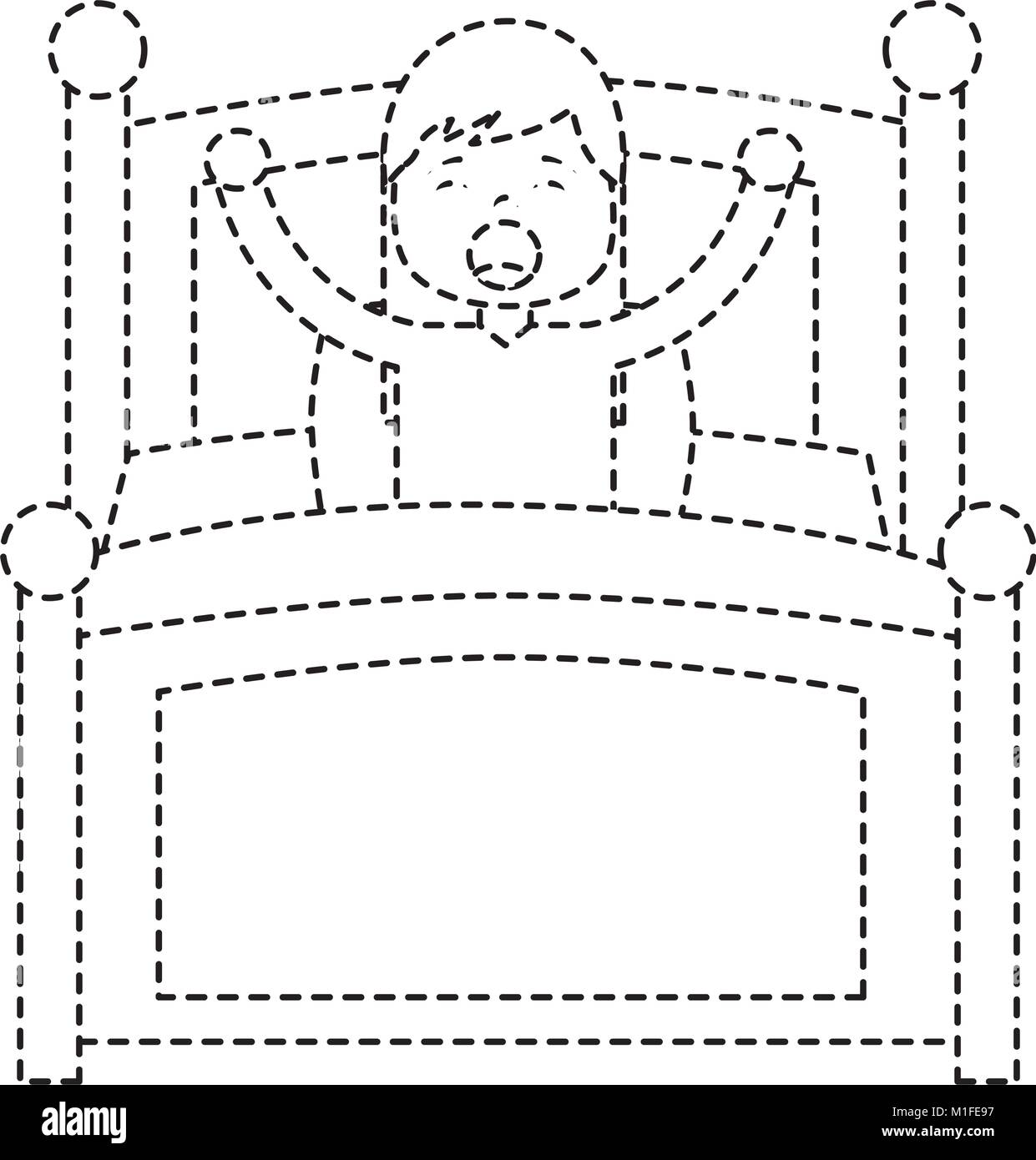 Child waking up stretching Black and White Stock Photos & Images - Alamy