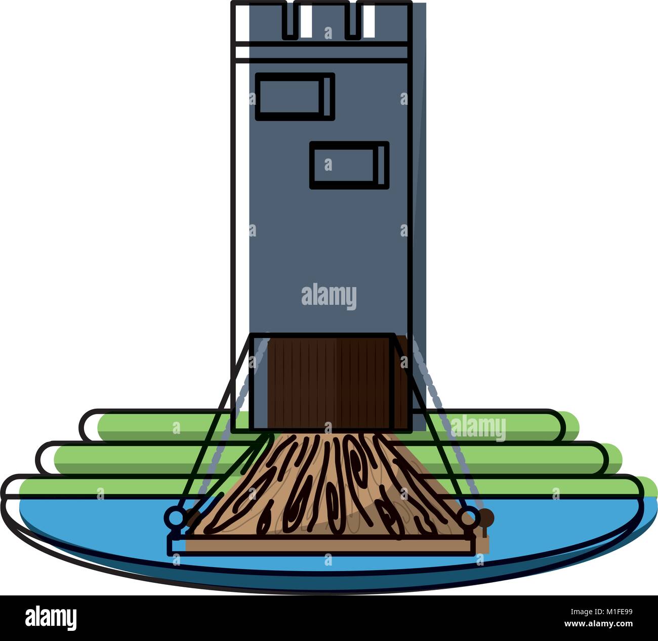 Medieval castle tower icon Stock Vector Image & Art - Alamy