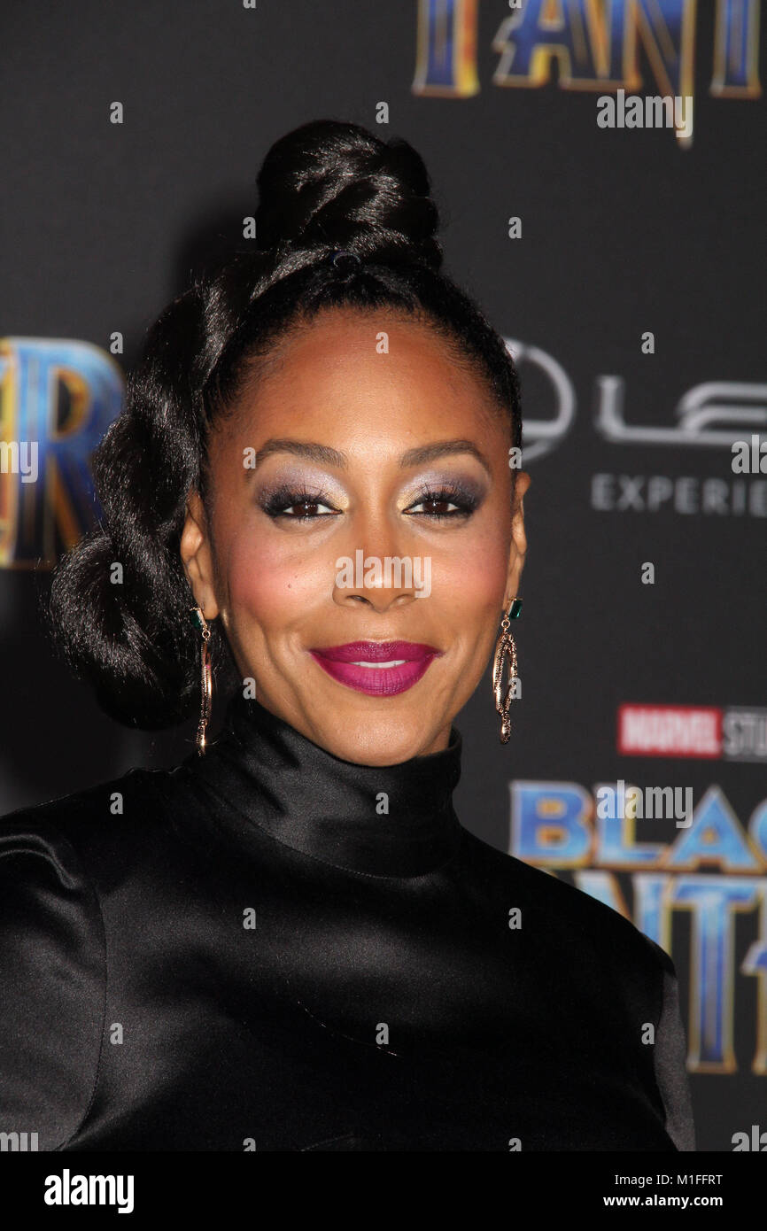Simone Missick 01/29/2018 The World Premiere of "Black Panther" held at ...