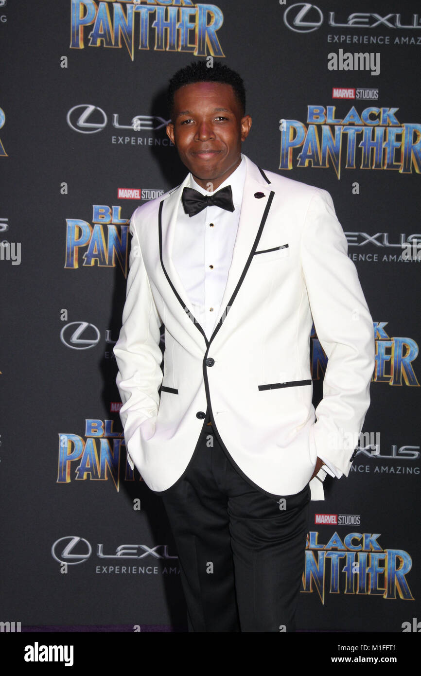 Denzel whitaker black panther hi-res stock photography and images - Alamy