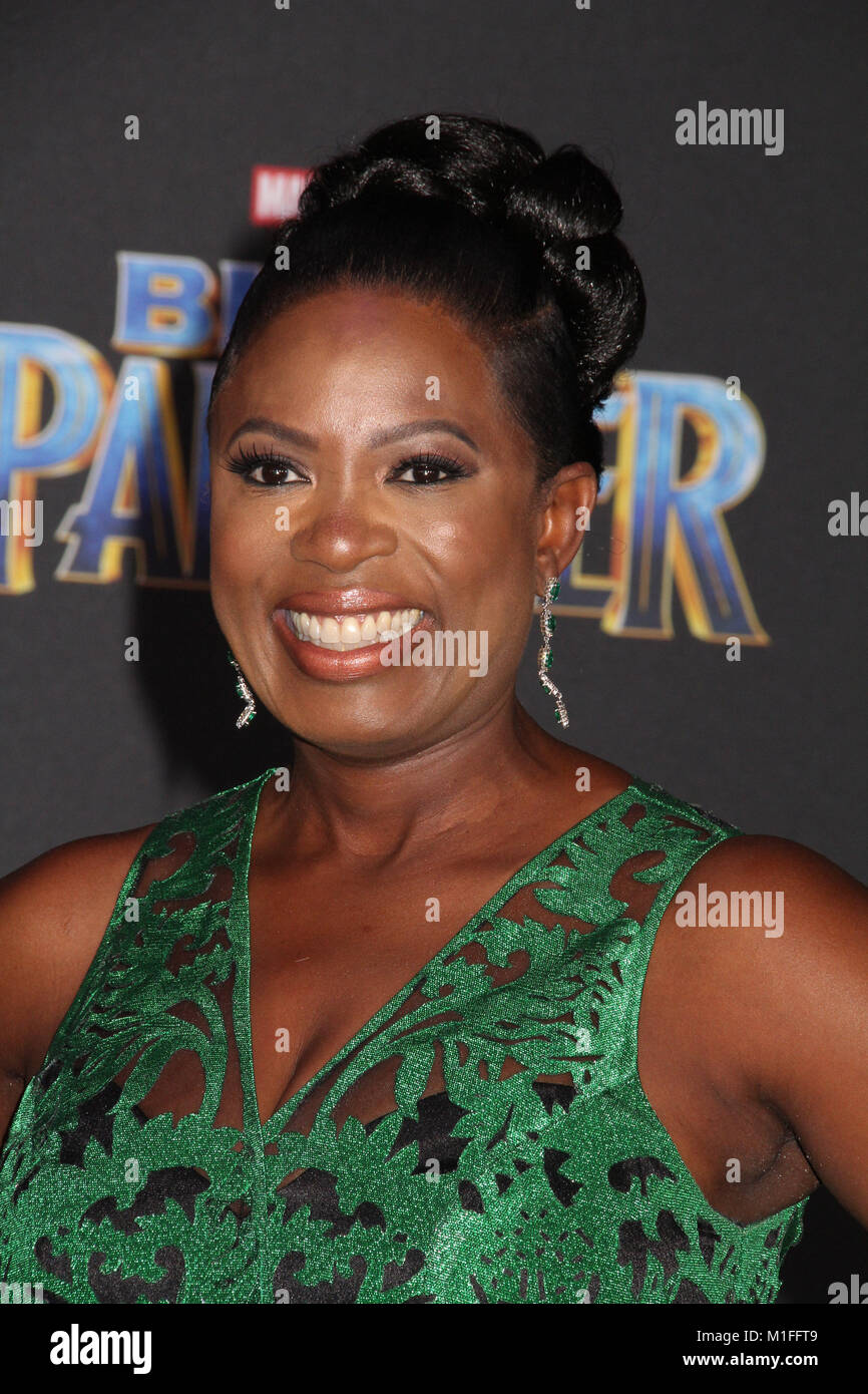 Sope Aluko 01/29/2018 The World Premiere of "Black Panther" held at The ...