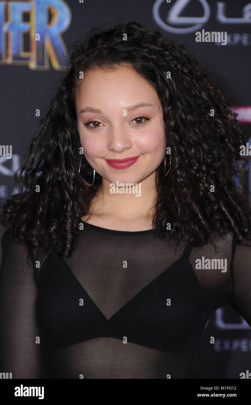 Hollywood, CA, USA. 29th Jan, 2018. Kayla Maisonet. Marvel Studios ...