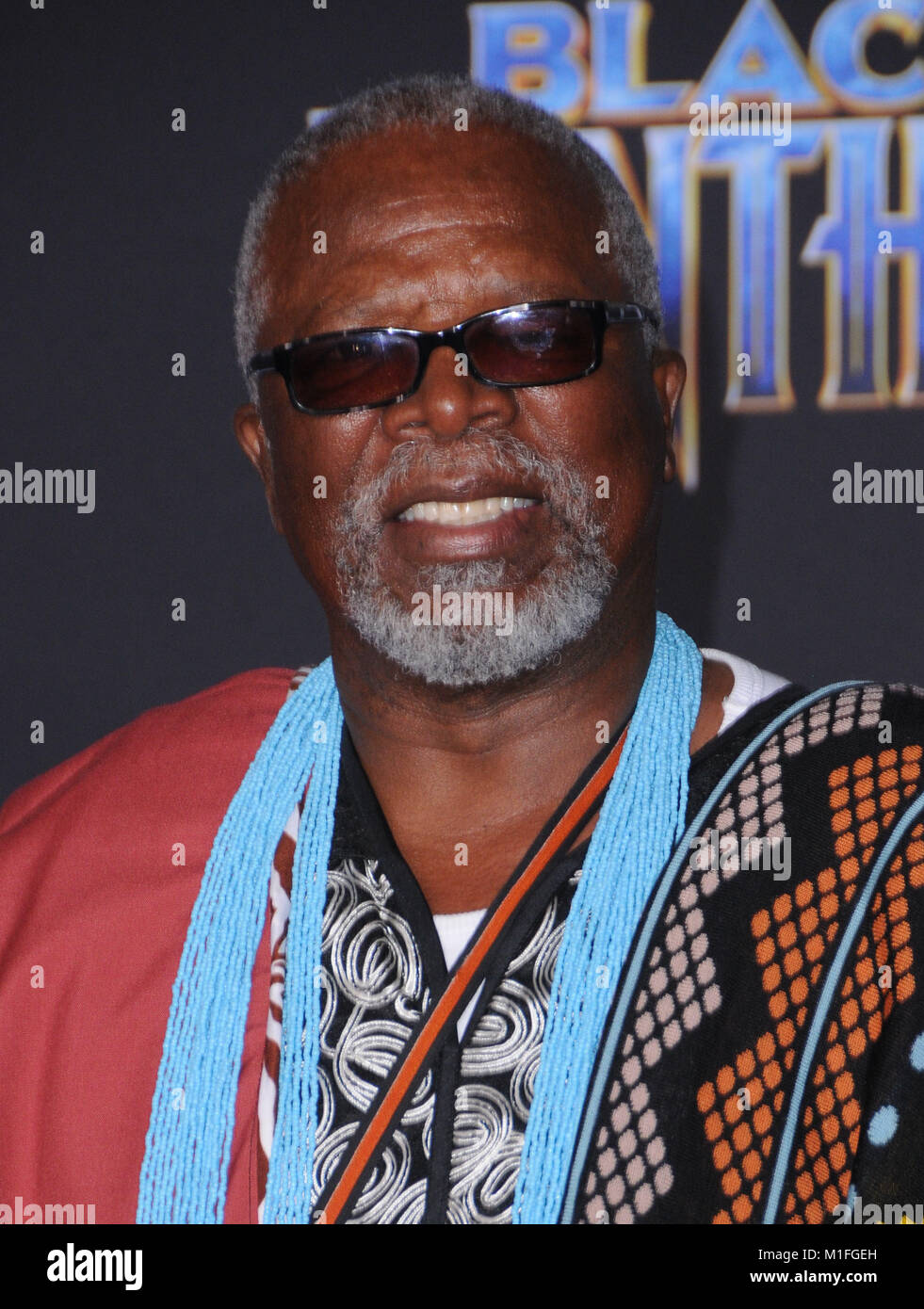 Hollywood, CA, USA. 29th Jan, 2018. John Kani. Marvel Studios' ''Black ...