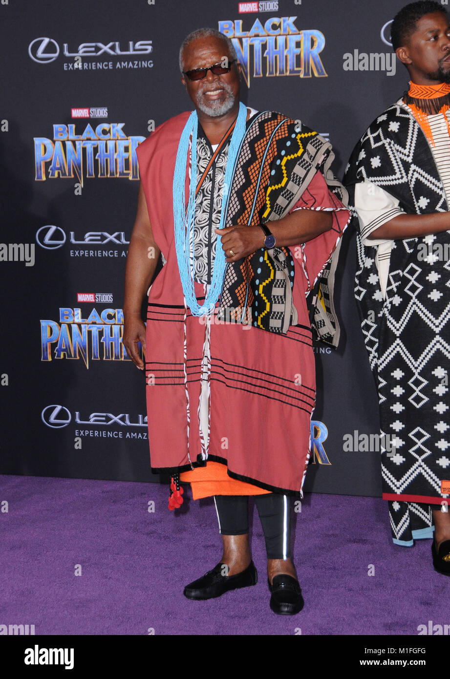 Hollywood, CA, USA. 29th Jan, 2018. John Kani. Marvel Studios' ''Black ...