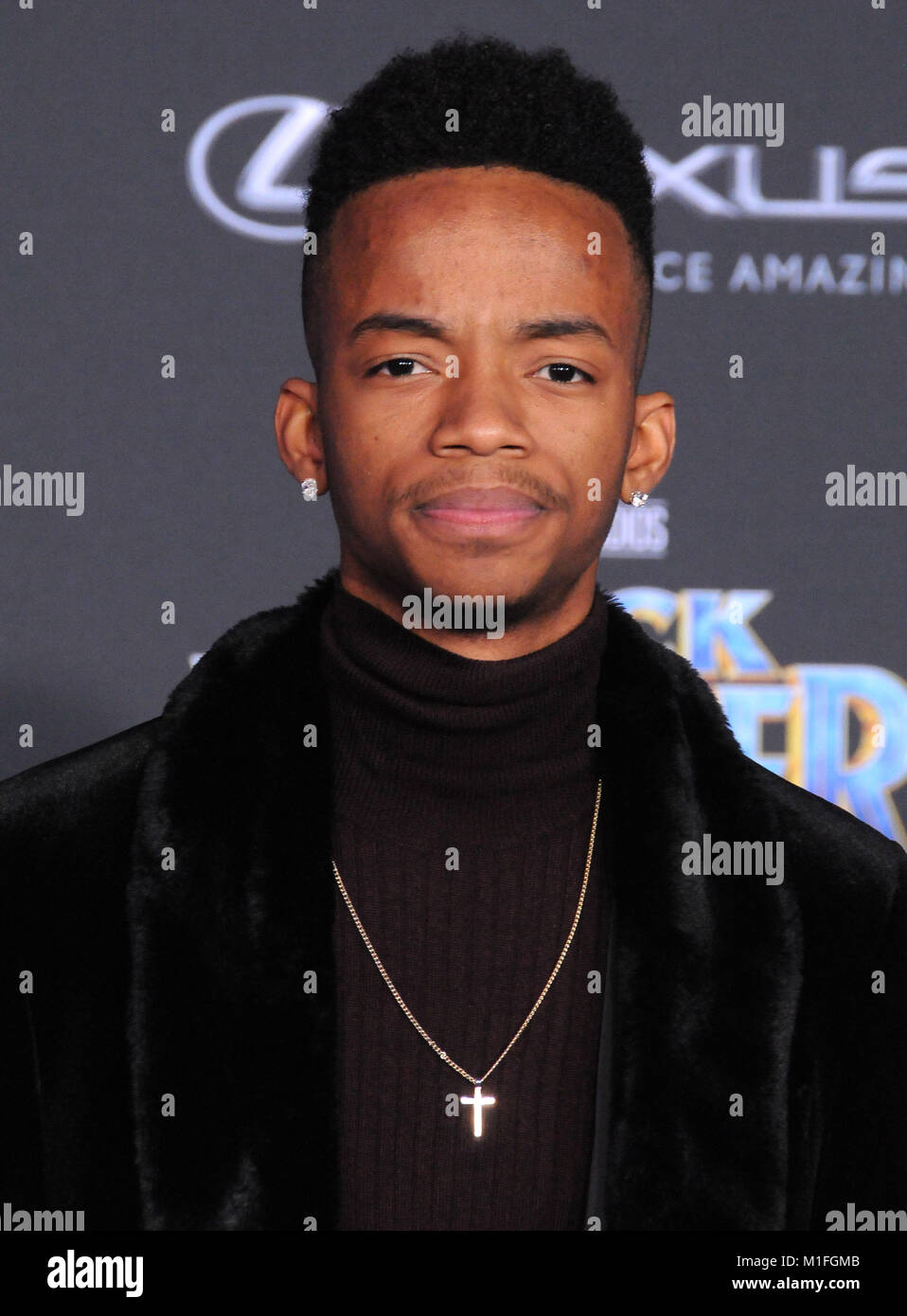Los Angeles, USA. 29th Jan, 2018. Actor Coy Stewart attends the World ...