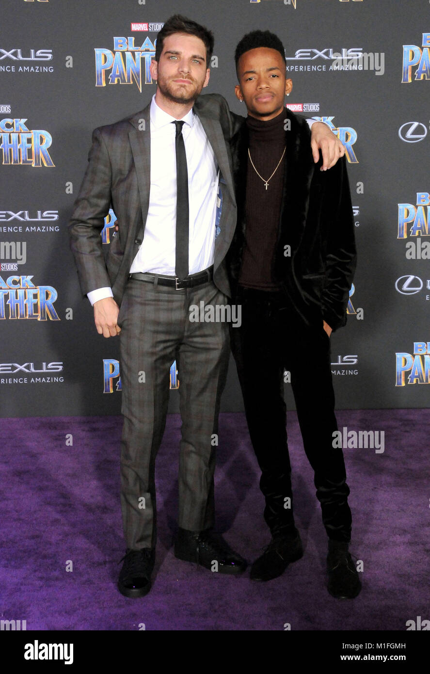 Los Angeles, USA. 29th Jan, 2018. (L-R) Actors Jeff Ward and Coy ...