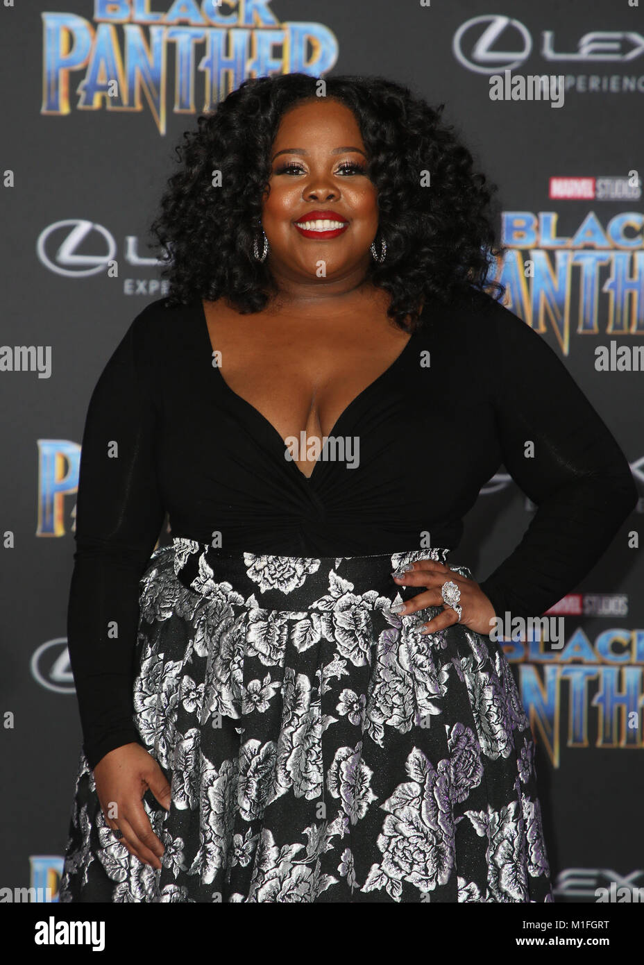 Los Angeles, Ca, USA. 29th Jan, 2018. Amber Riley, at Marvel Studios ...