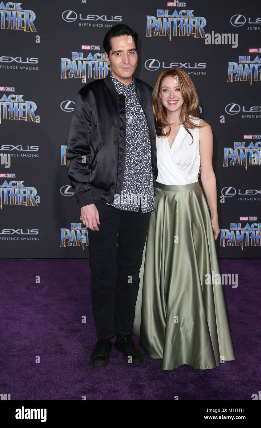 Los Angeles, Ca, USA. 29th Jan, 2018. David Dastmalchian, Evelyn Leigh ...