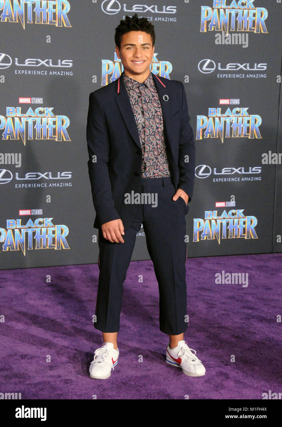 Los Angeles, California, USA. 29th Jan, 2018. Actor Nathaniel Potvin ...