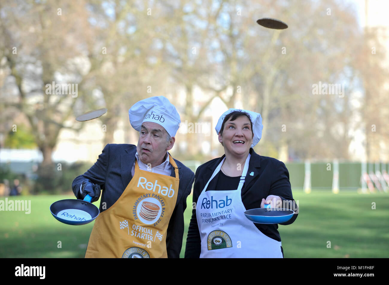 London, UK. 30th Jan, 2018. Race veteran and this year's Official ...