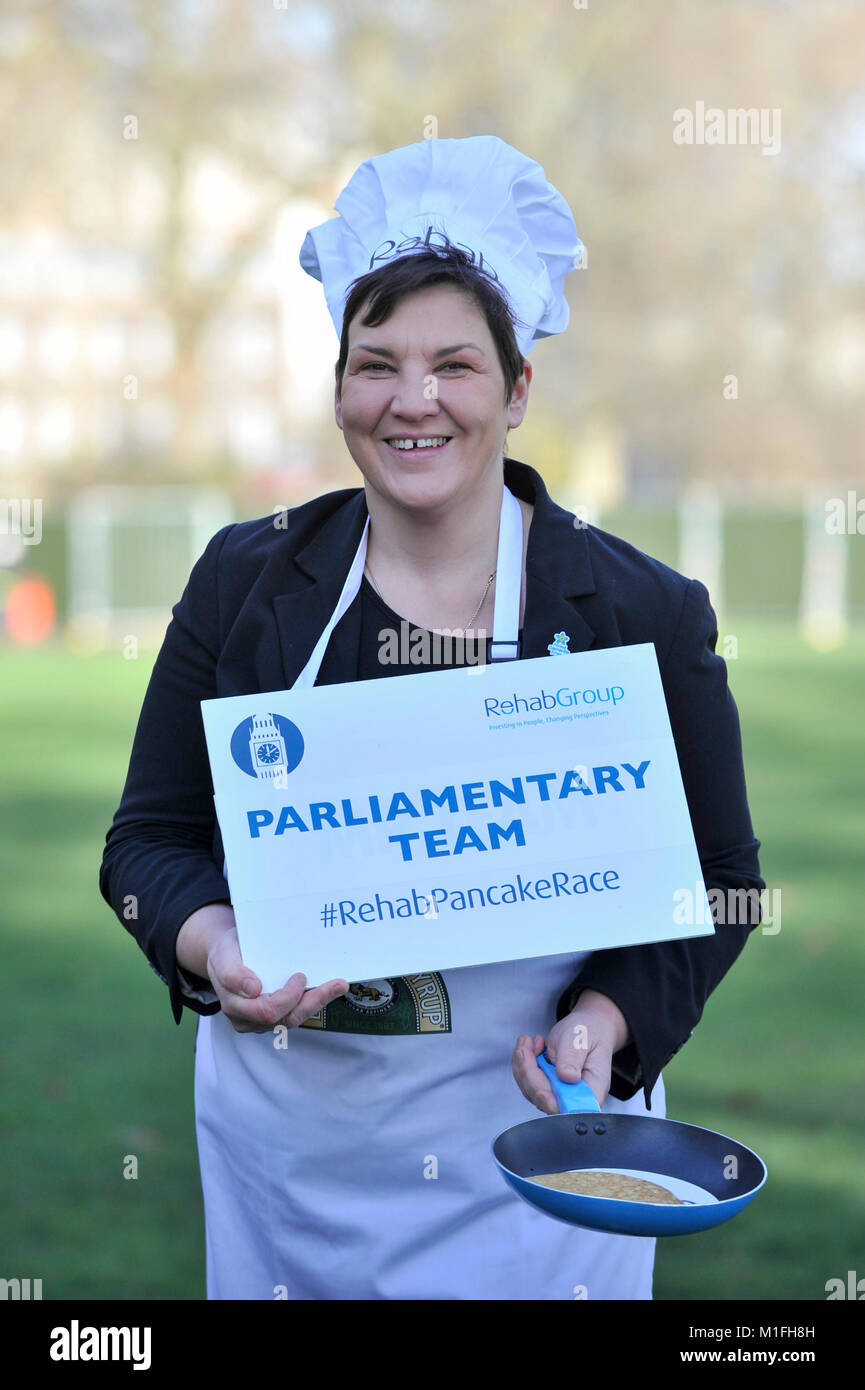 London, UK. 30th Jan, 2018. Tonia Antoniazzi MP for the Parliament Team ...