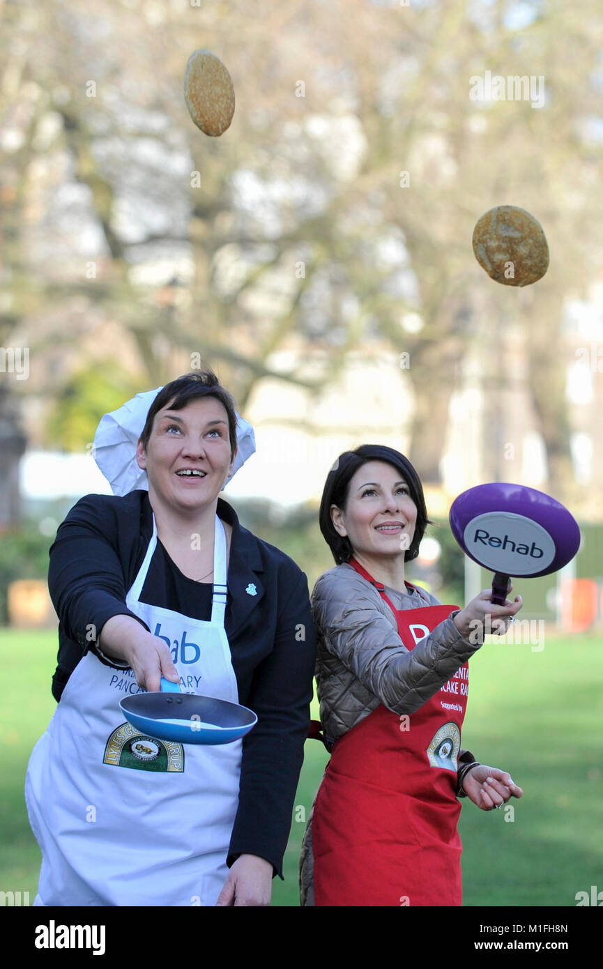 London, UK. 30th Jan, 2018. (L to R) Tonia Antoniazzi MP for the ...