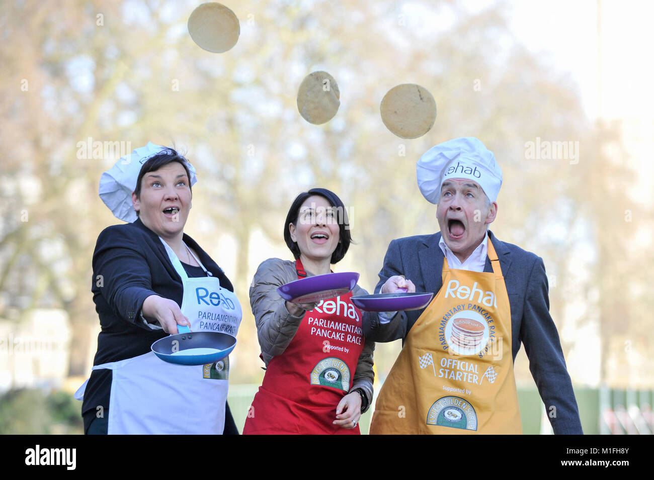 London, UK. 30th Jan, 2018. (L to R) Tonia Antoniazzi MP for the ...