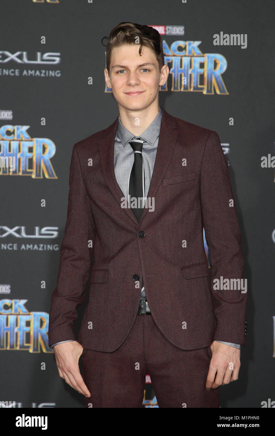 Los Angeles, Ca, USA. 29th Jan, 2018. Ty Simpkins, at Marvel Studios ...