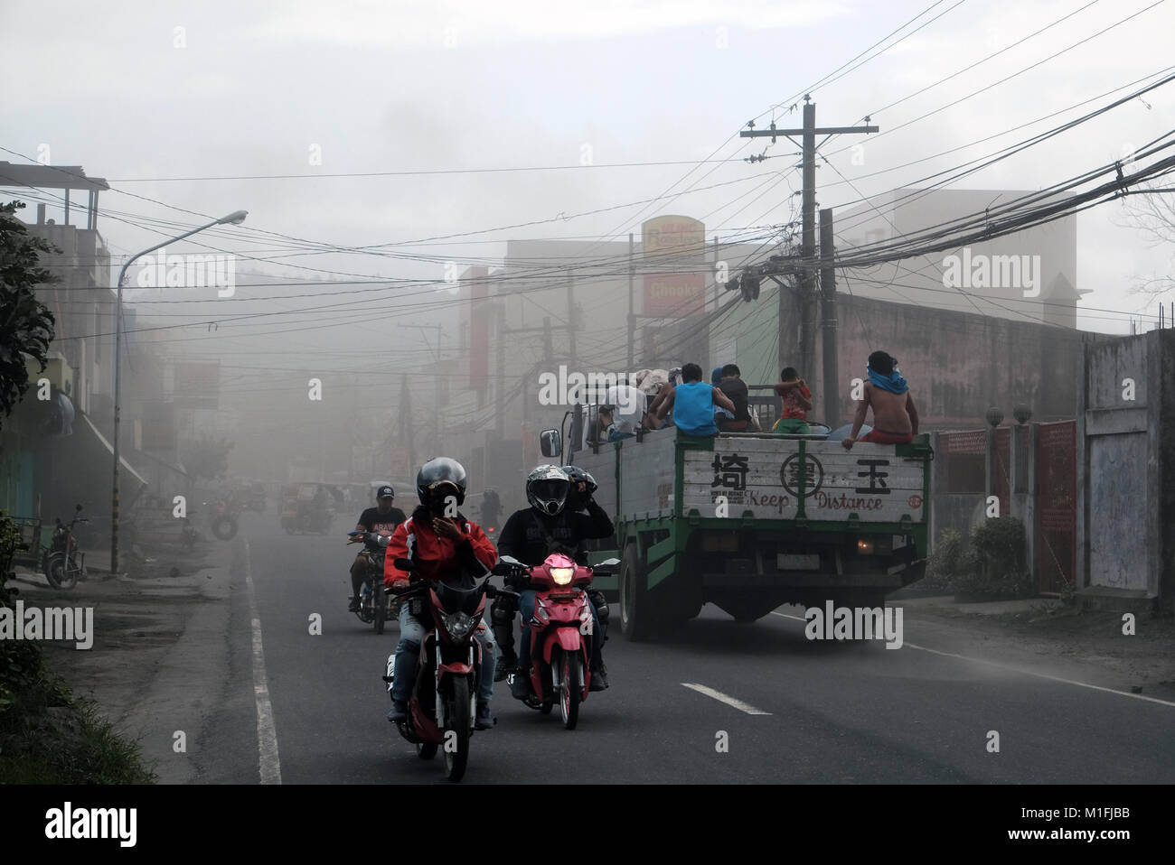 January 26, 2018 - Guinobatan, Albay, Bicol Region, Philippines ...