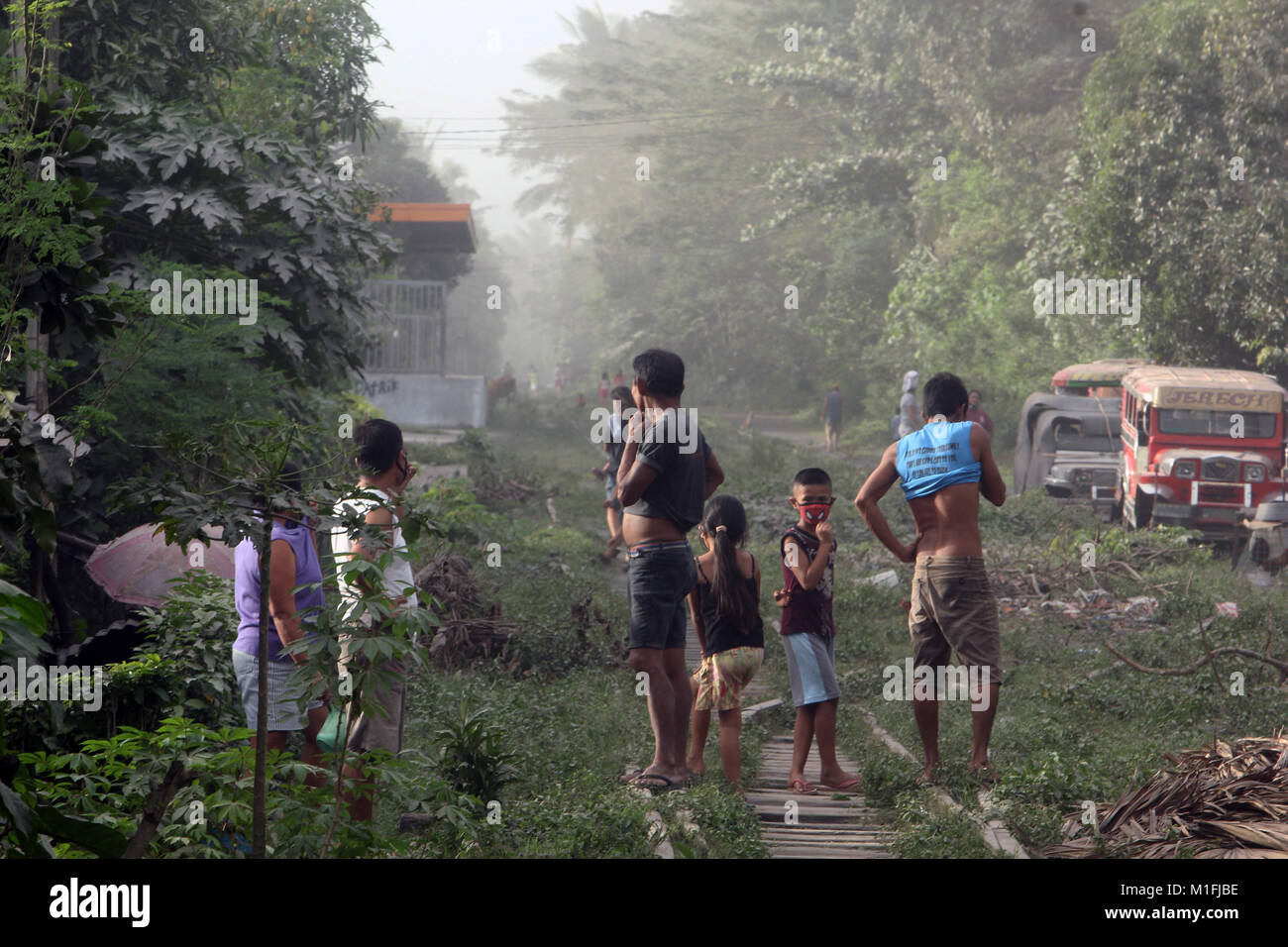 January 25, 2018 - Guinobatan, Albay, Bicol Region, Philippines ...