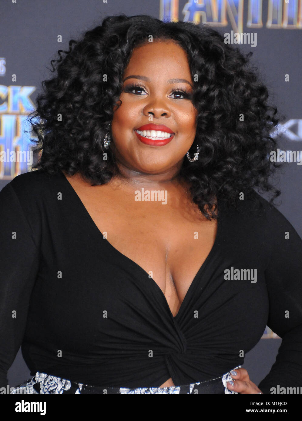 Los Angeles, California, USA. 29th Jan, 2018. Actress Amber Riley ...