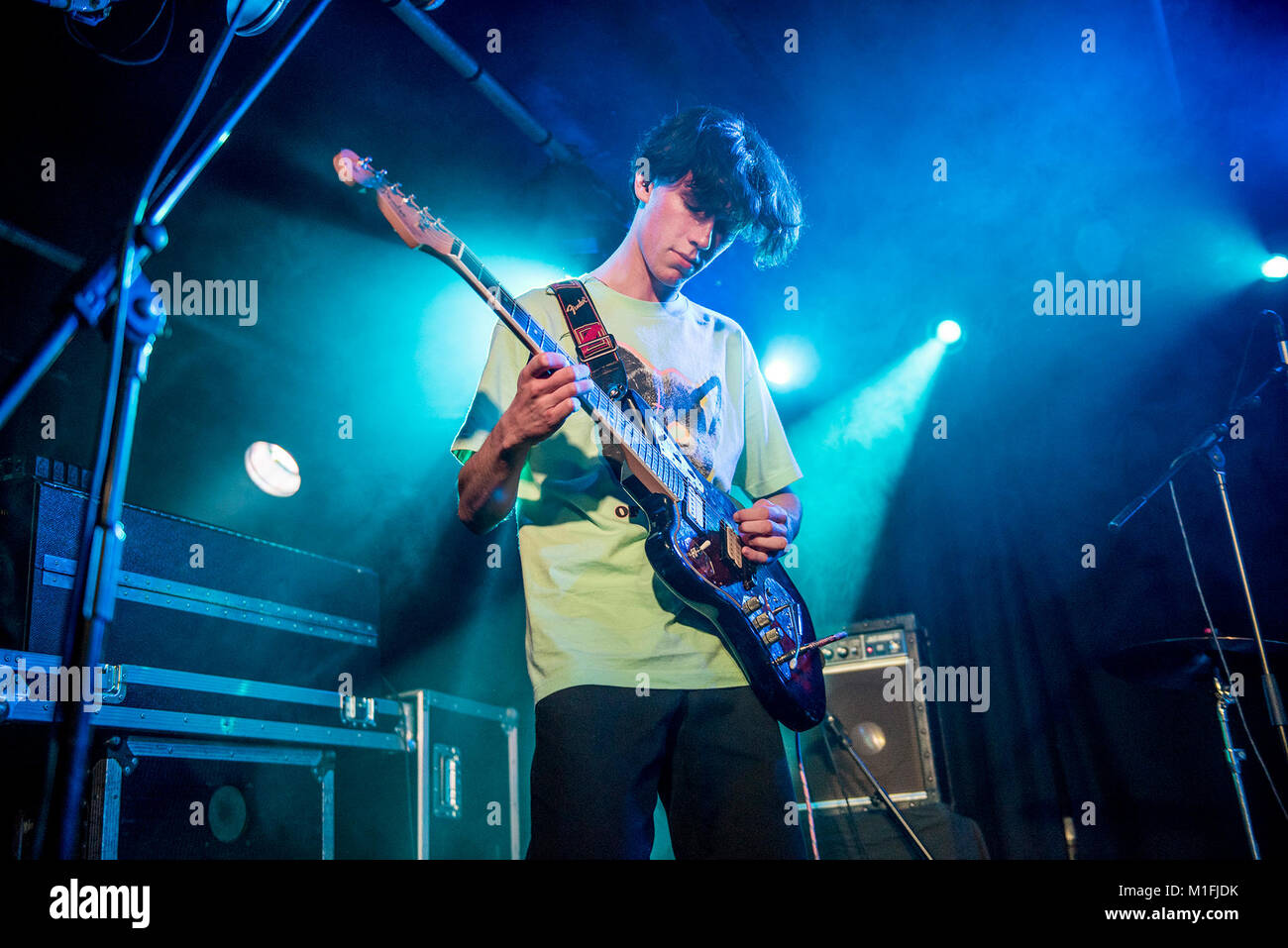 Manchester, UK. 29th January 2018. Sean Martin, Josh Higgins, Arran O ...