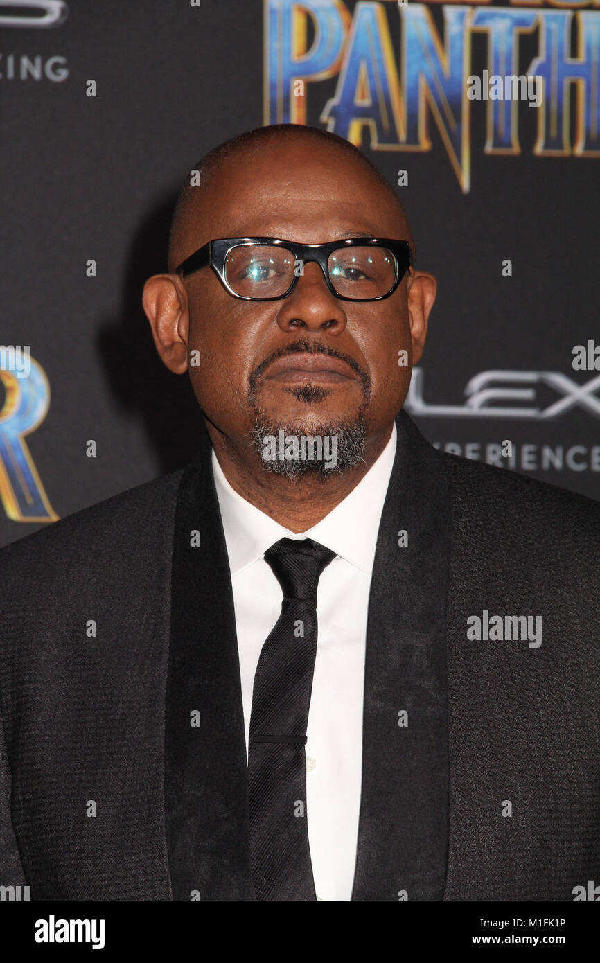 Forest Whitaker 01/29/2018 The World Premiere of "Black Panther" held ...