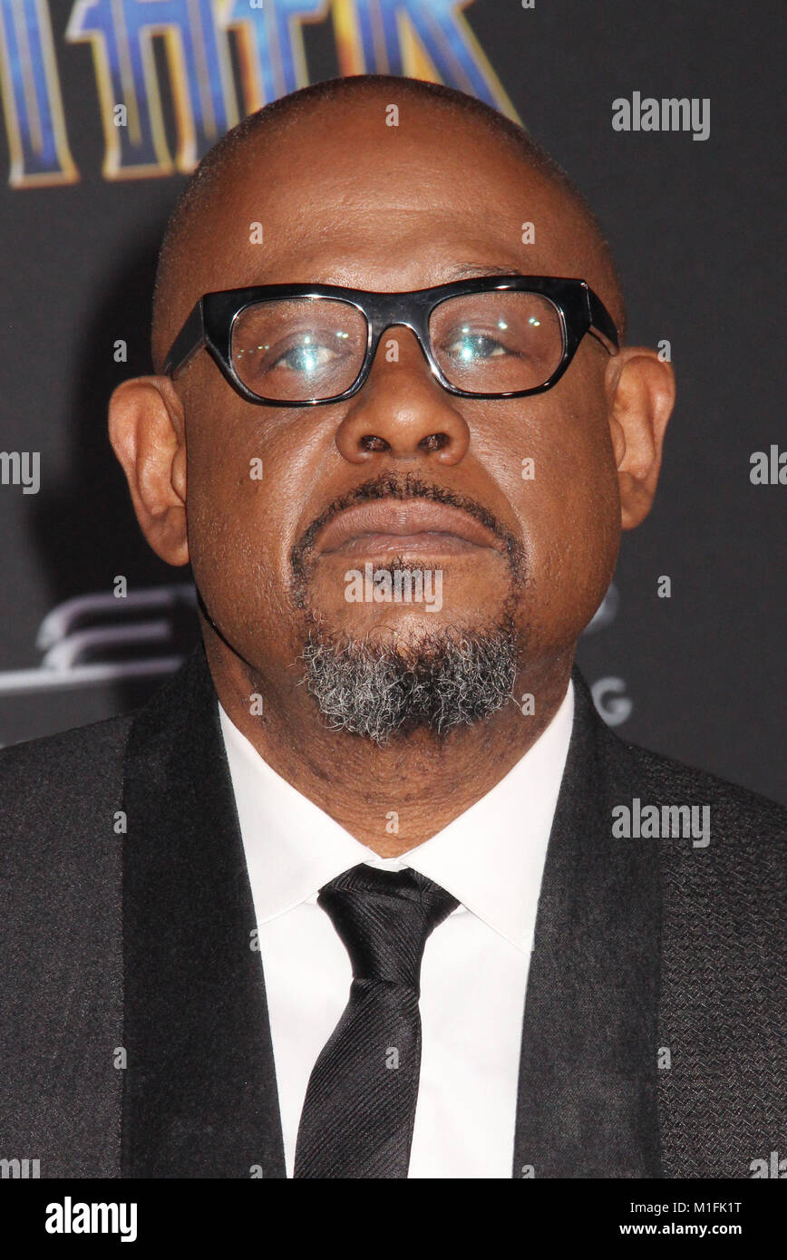 Forest Whitaker 01/29/2018 The World Premiere of "Black Panther" held ...