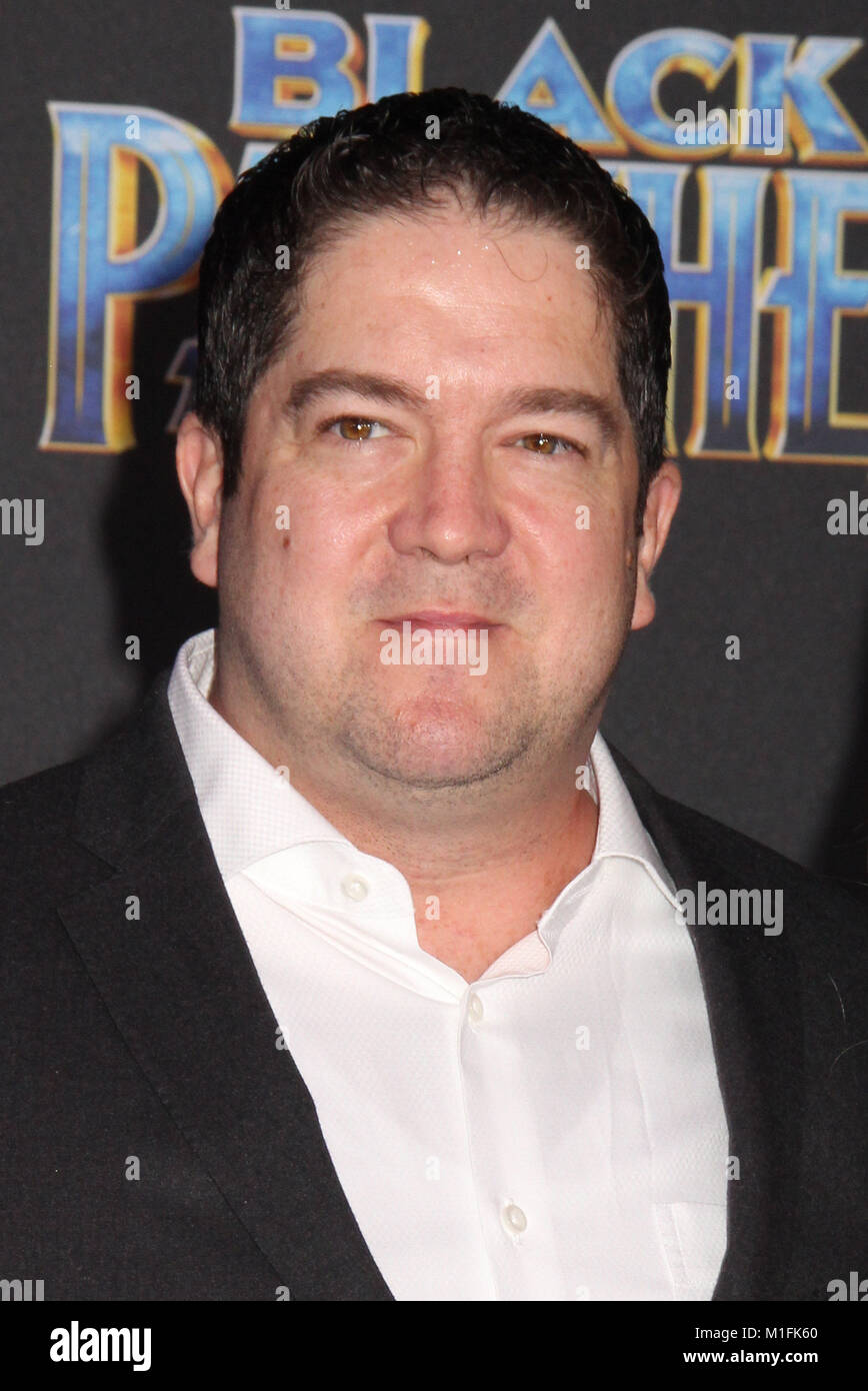 Joe Pokaski 01/29/2018 The World Premiere of "Black Panther" held at ...