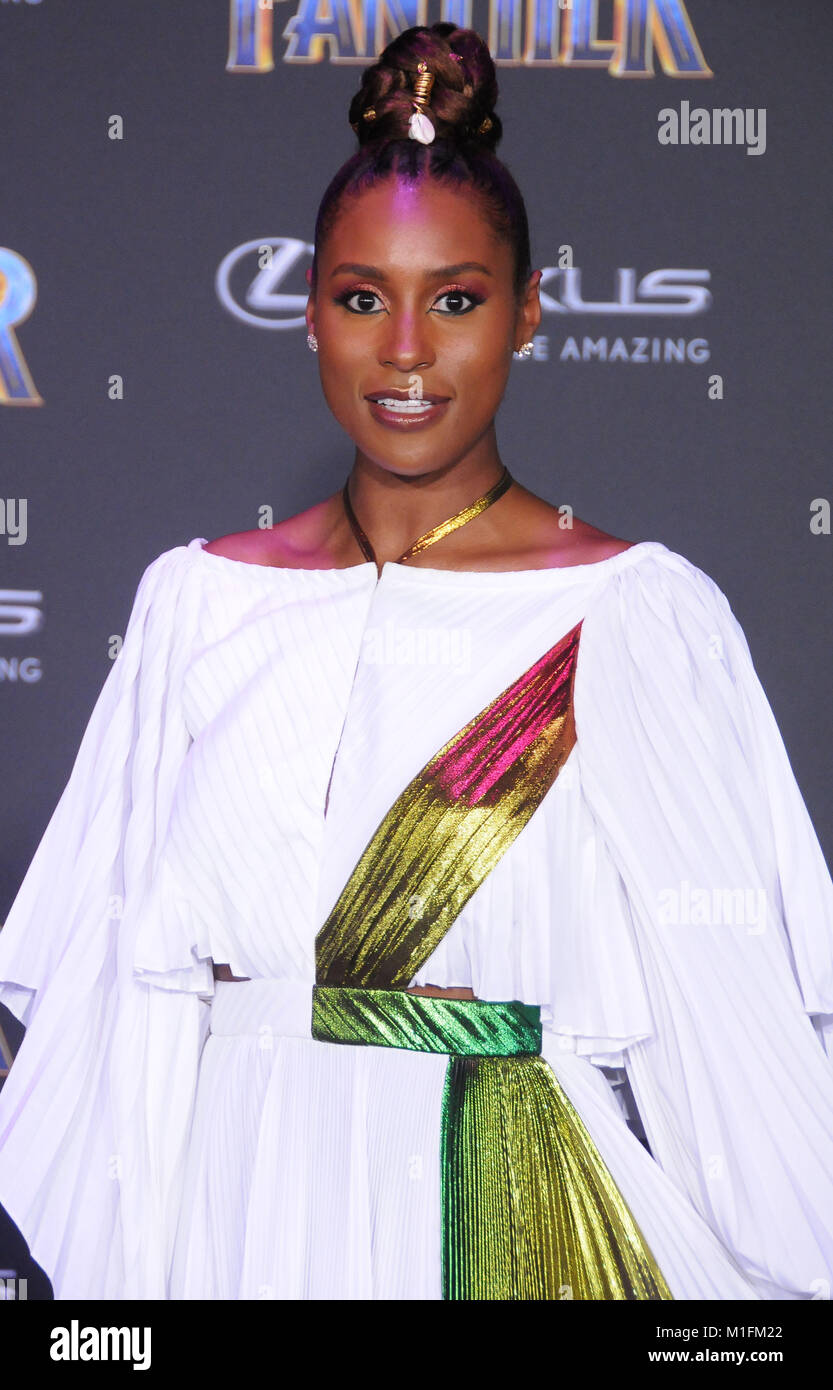 Los Angeles, California, USA. 29th Jan, 2018. Actress Issa Rae attends ...