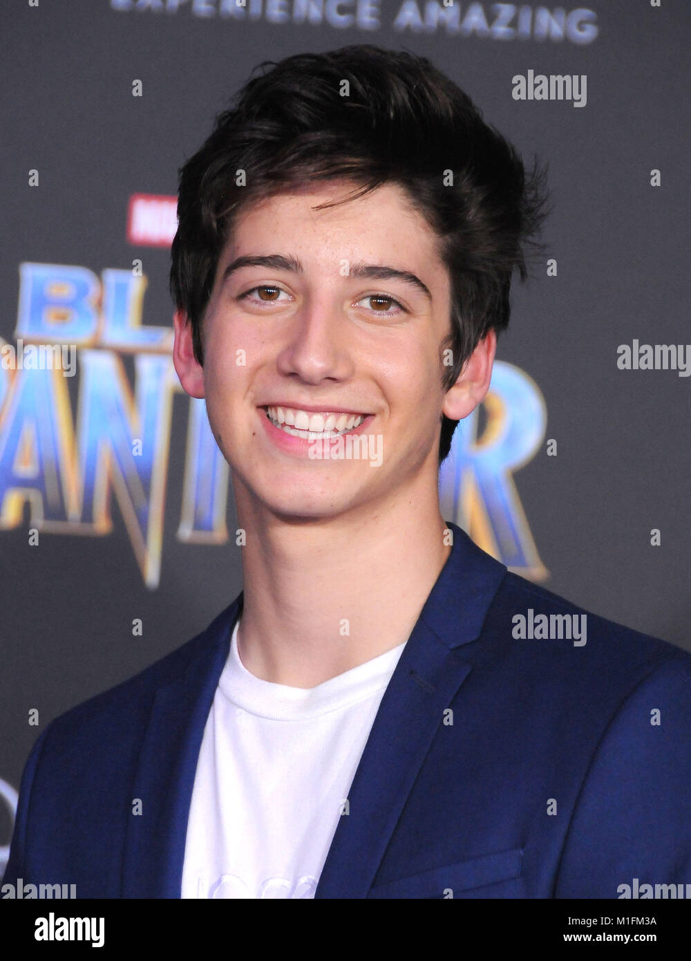 Los Angeles, California, USA. 29th Jan, 2018. Actor Milo Jacob Manheim ...